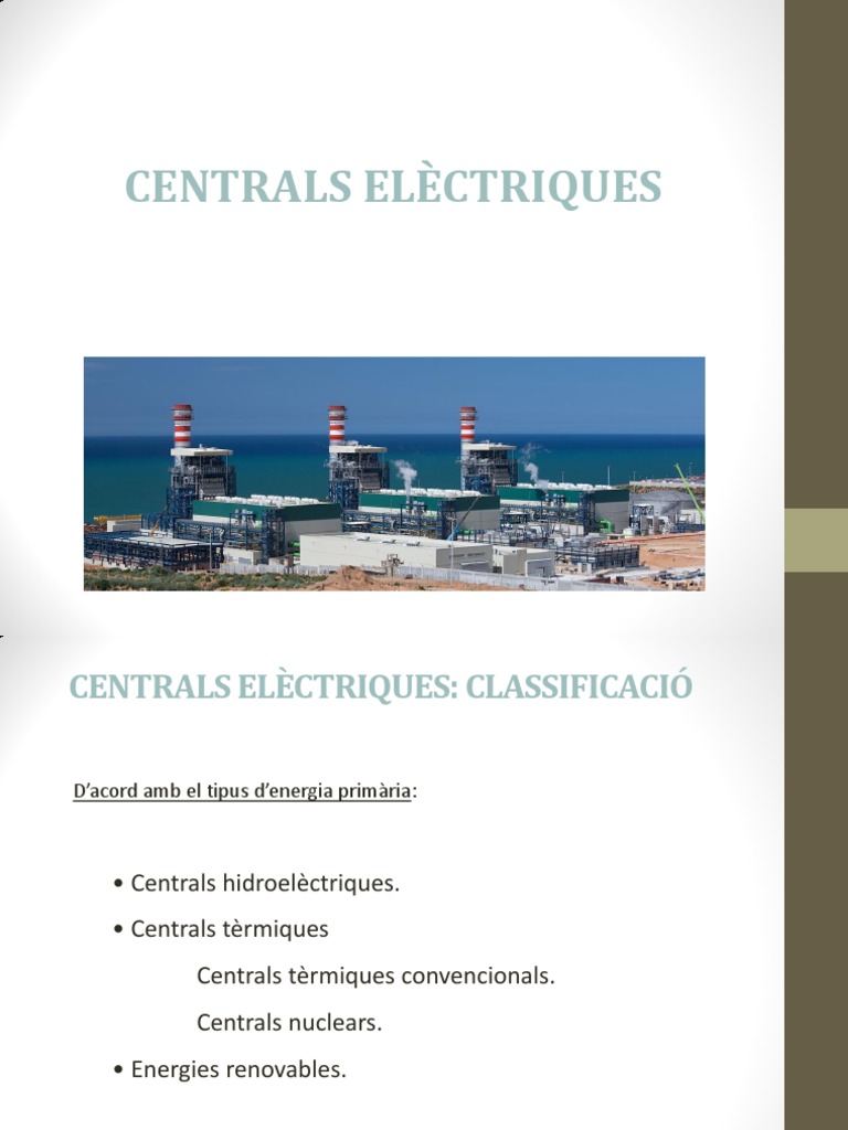 1.2 Centrals Elèctriques | PDF