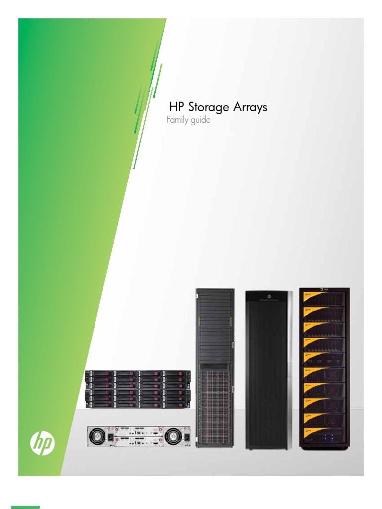 HP Storage Arrays Family Guide | PDF | Hyper V | Windows Server 2003
