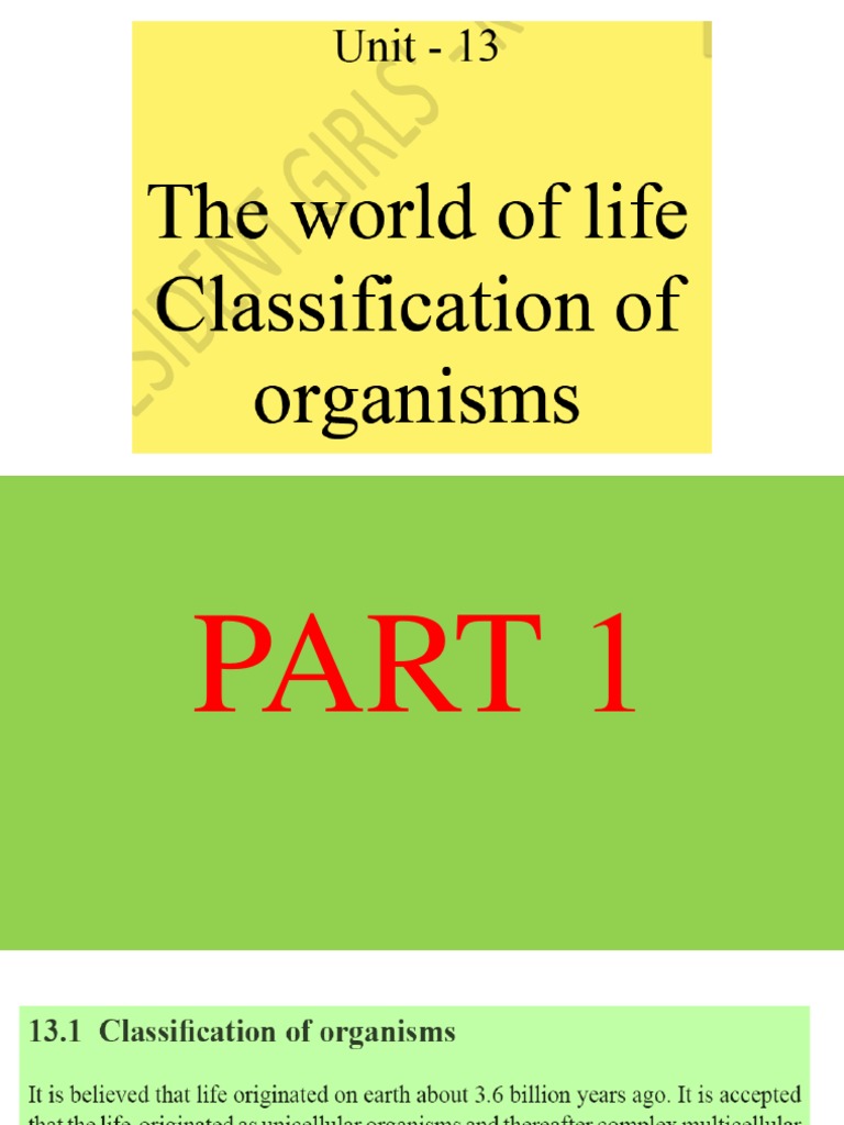G10 13.world of Life, Part 1 | PDF