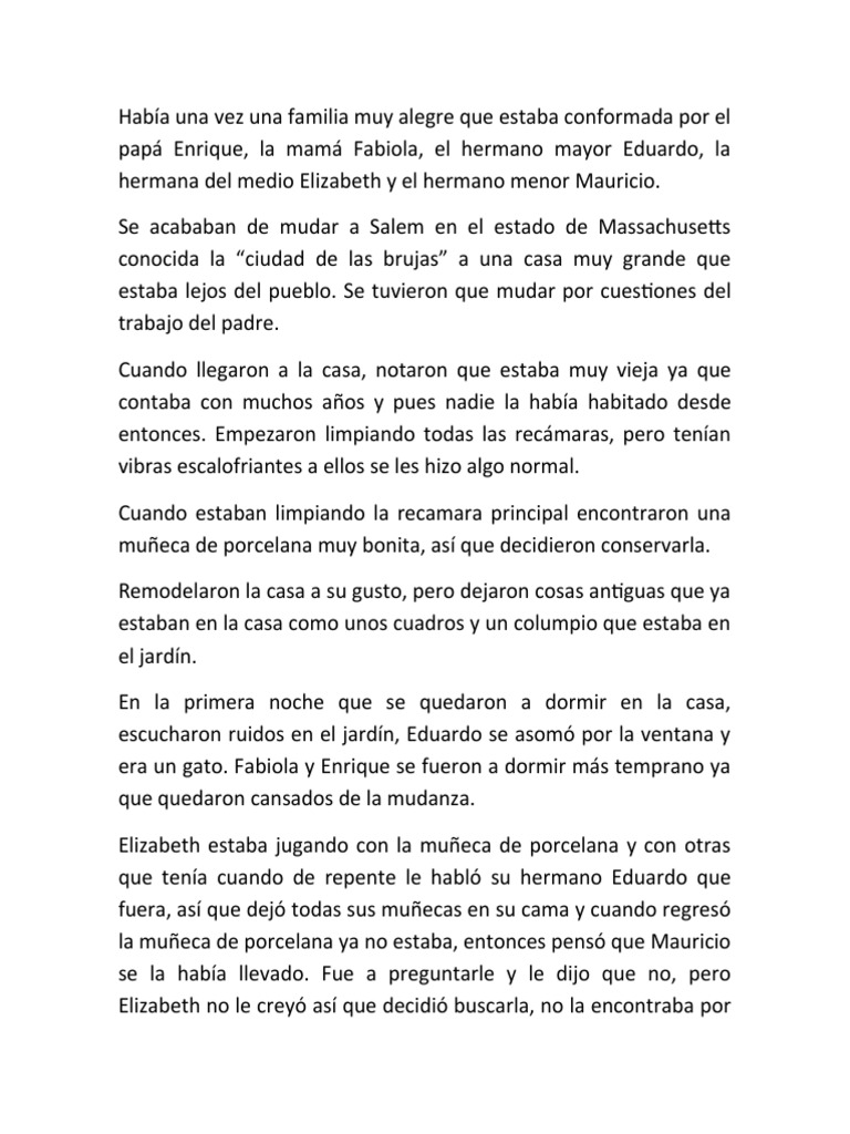 Cuento de Terror | PDF