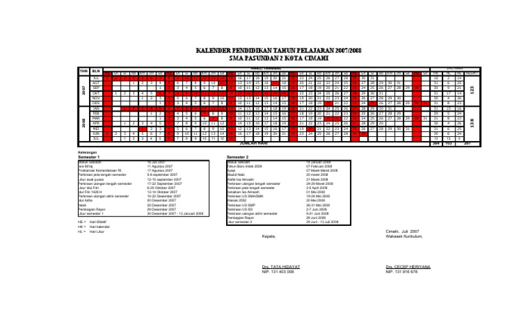 Kalender 2007-2008 | PDF