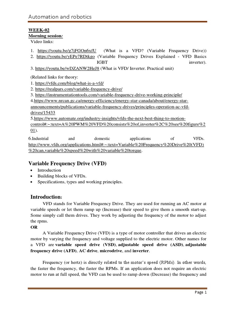 AR Notes - 2w - 1 To 3 - 1 | PDF | Electric Motor | Power Inverter