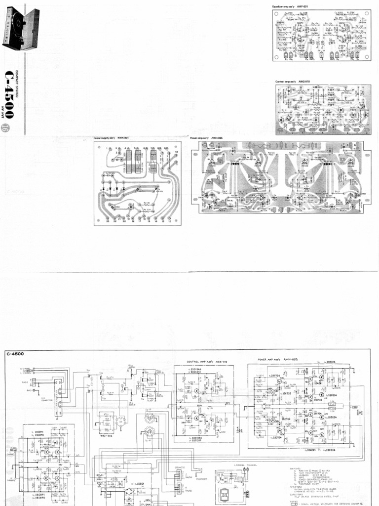 Pioneer C-4500 Schematic | PDF