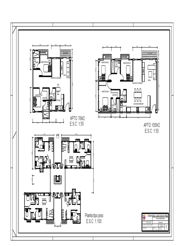 Apto Planta Piso-Layout1 | PDF