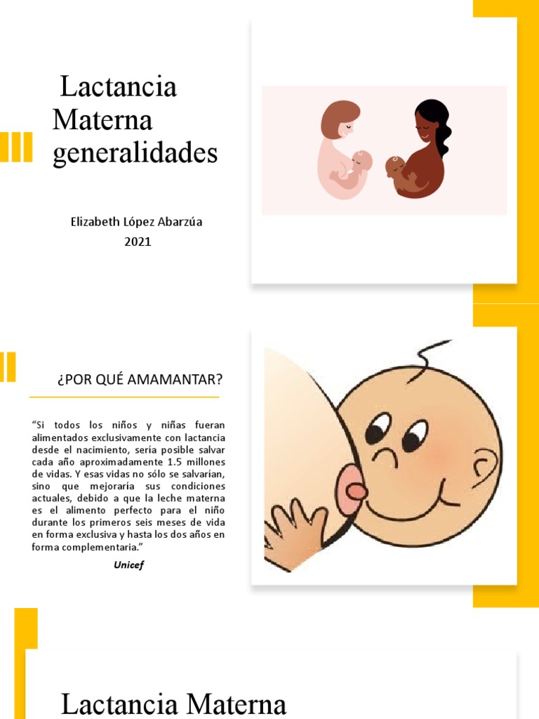 Generalidades de La Lactancia Materna - 23 - Sept | PDF | Amamantamiento | La leche materna