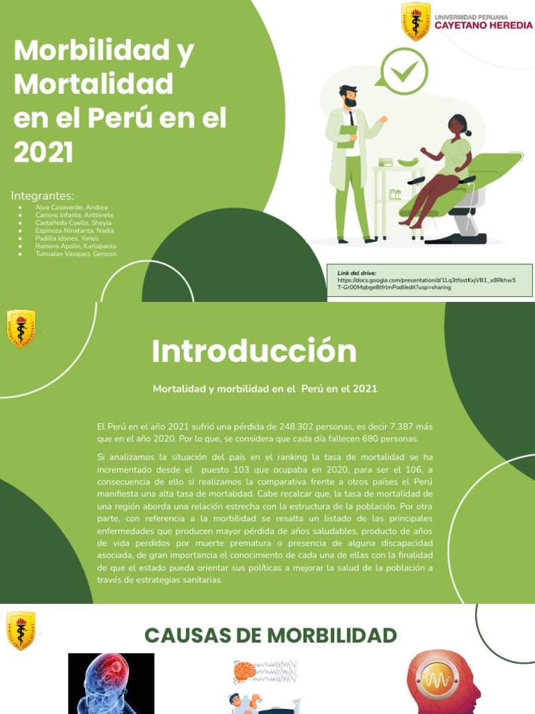 G5- Morbilidad y Mortalidad en el Perú en el 2021 | PDF | Epilepsia | Perú