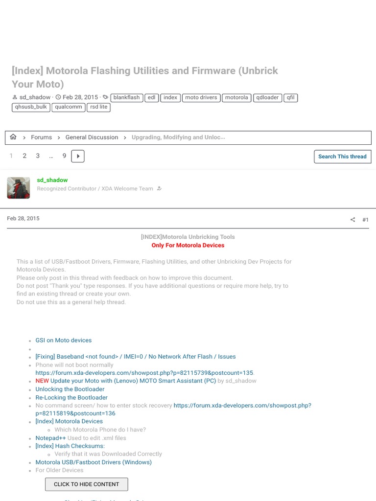 Index - Motorola - Flashing - Utilities - Firmware-Unbric - Moto-By - XDA Forums - Com) - 00b ...
