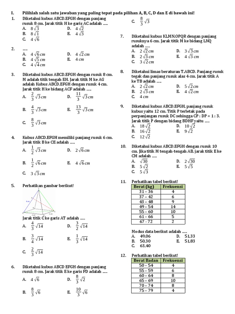 Pas MTK Wajib Xii | PDF