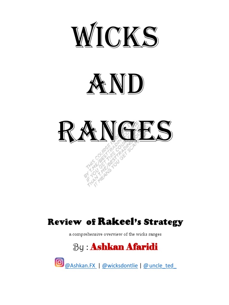 4 Wicks and Ranges Tips (FXFam Member Contribution) | PDF