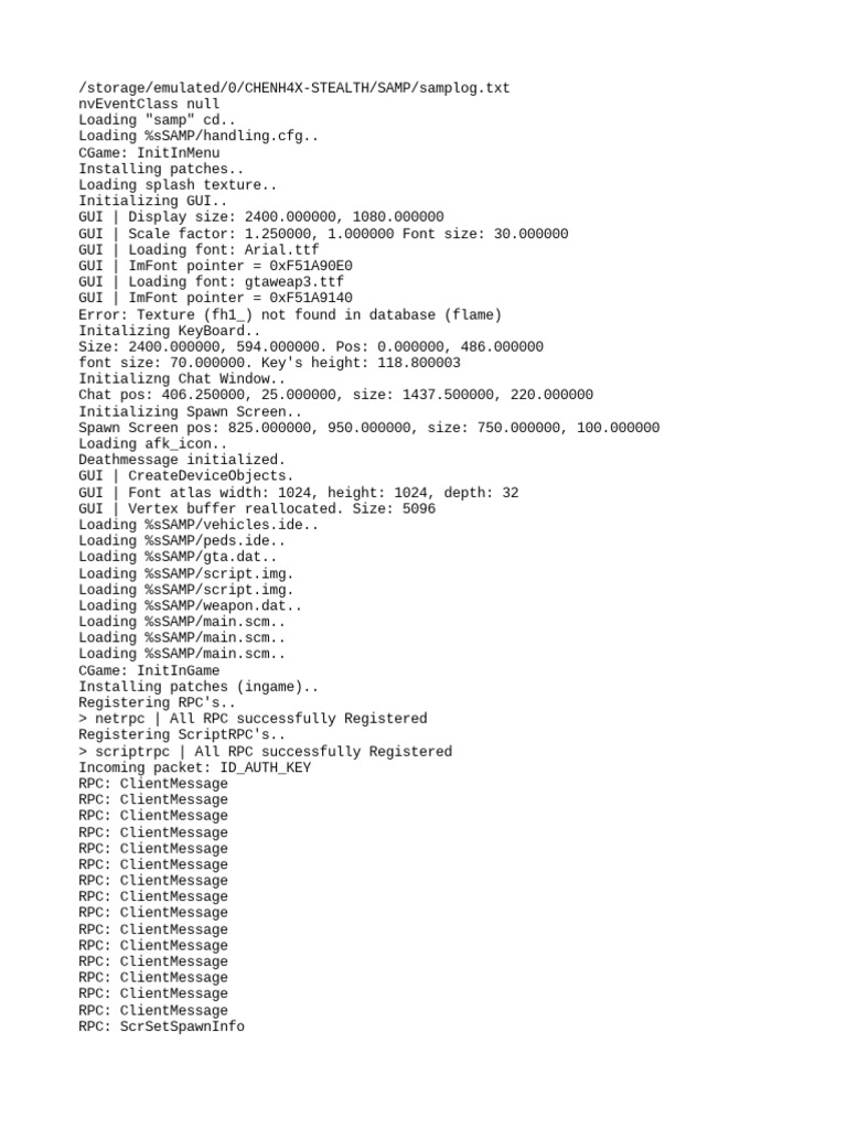 Samplog 1 | PDF | Software | Computer Architecture