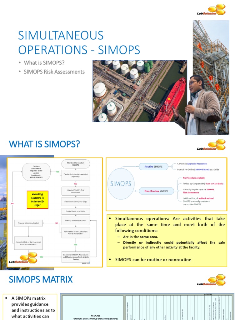 Simultaneous Operations - Simops | PDF | Firefighting | Pump