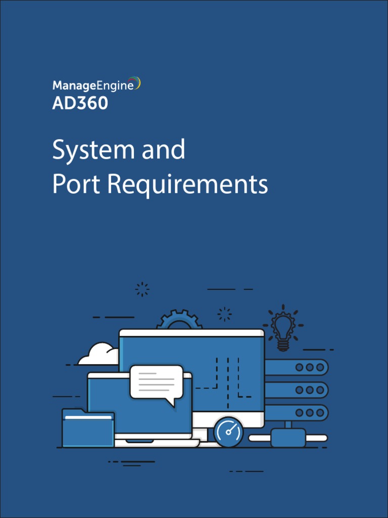 Ad360 Port and System Requirements | PDF | Microsoft Windows | Windows Server 2003