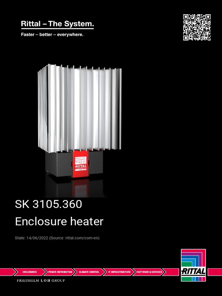 Rittal - Enclosure Heater - SK 3105.360 | PDF | Fuse (Electrical ...