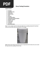 Slug Test | PDF | Groundwater | Earth Sciences