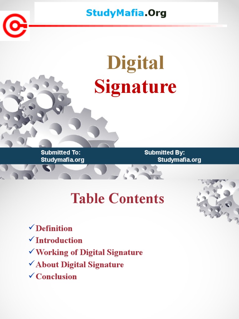 digitAL SIGNATURE | Download Free PDF | Public Key Cryptography | Key ...