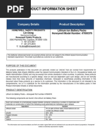 Lithium Labels UN3091 | PDF | Rechargeable Battery | Physical Sciences
