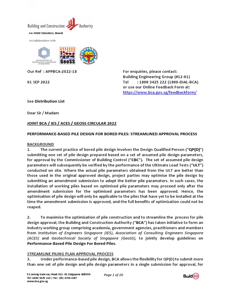 Circular On Performance Based Pile Design | PDF | Deep Foundation ...