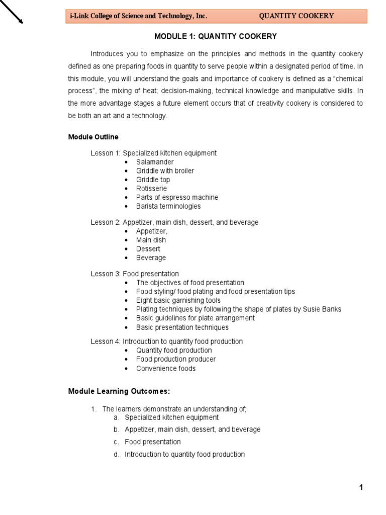Quantity Cookery Principles and Techniques | PDF | Grilling | Hors D'oeuvre