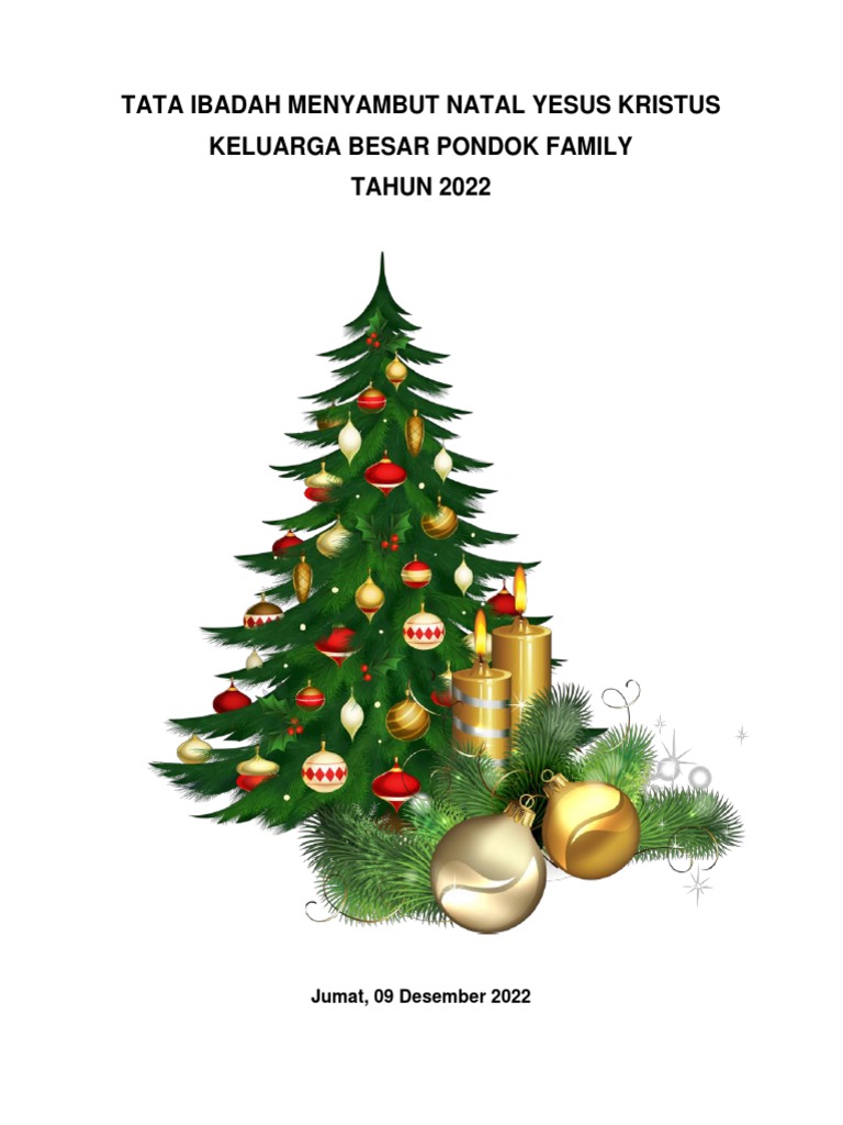 Tata Ibadah Natal Pondok Family 2022 | PDF