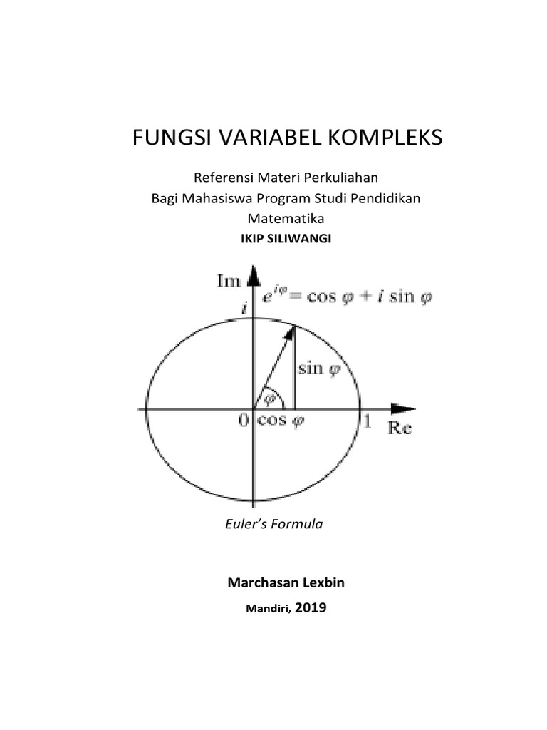 Fungsi Variabel Kompleks Revisi 21 | PDF | Metode & Bahan Ajar