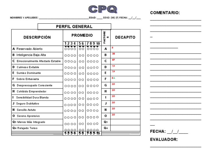 Perfil CPQ (1) Ejemplo | PDF