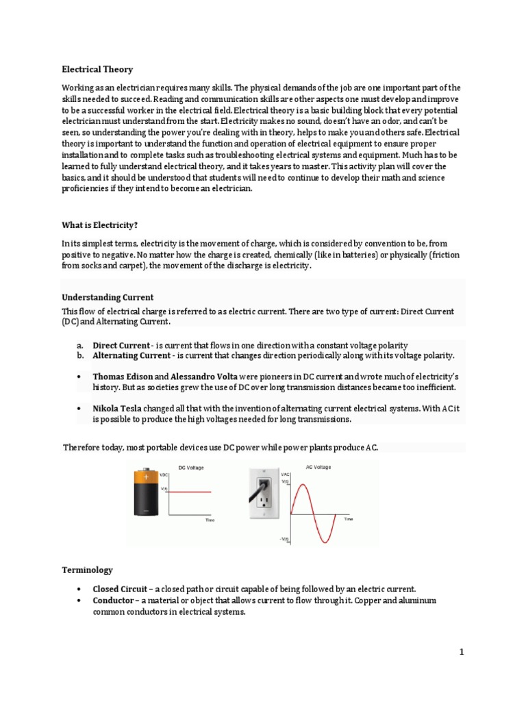 Eu1 Lecture 1 | PDF | Series And Parallel Circuits | Electrical Resistance And Conductance