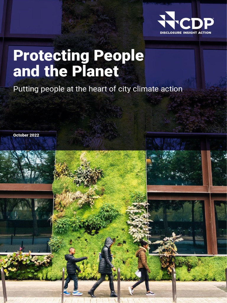 CDP Cities Protecting People and The Planet | PDF | Climate Change ...