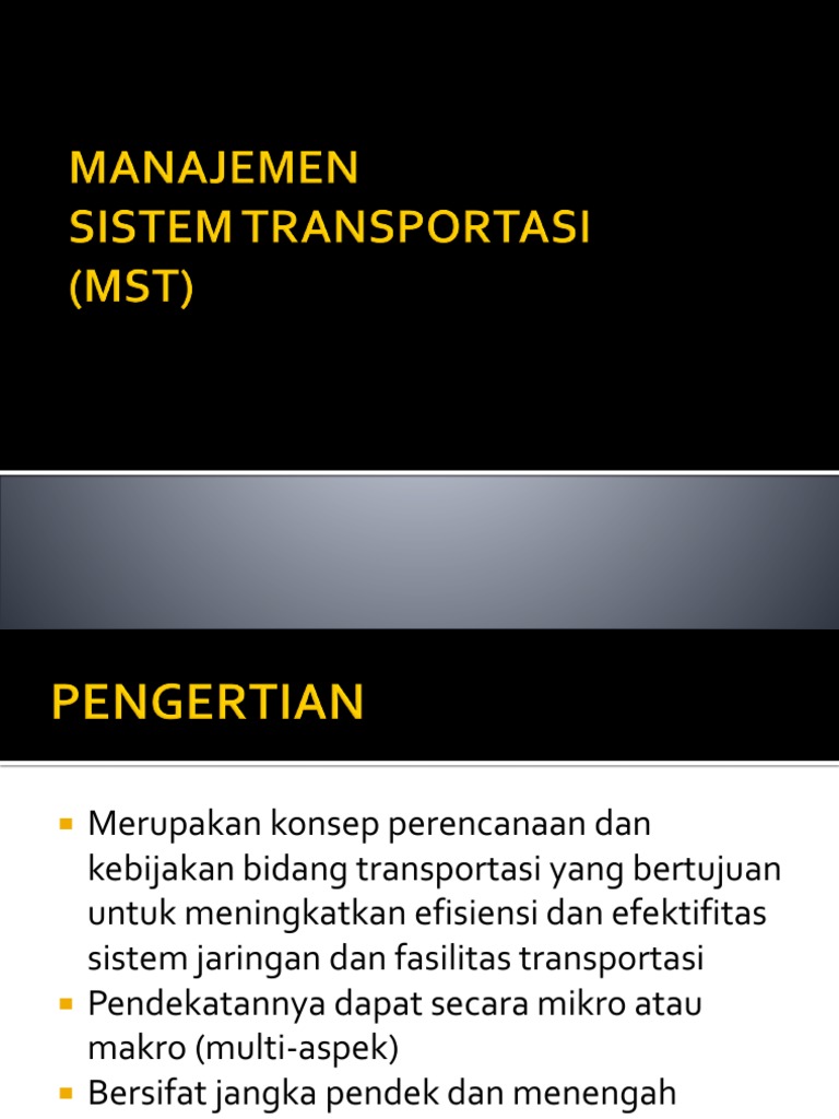 MST | PDF | Bisnis | Teknologi & Rekayasa