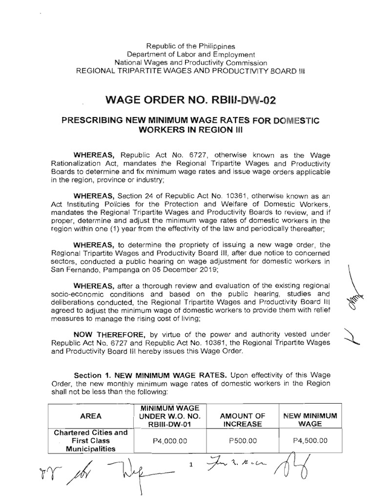 W.O. No. RBIII DW 02 | PDF