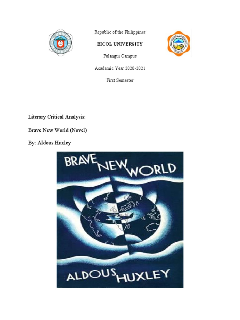 Brave New World (Literary Analysis) | PDF | Dystopia