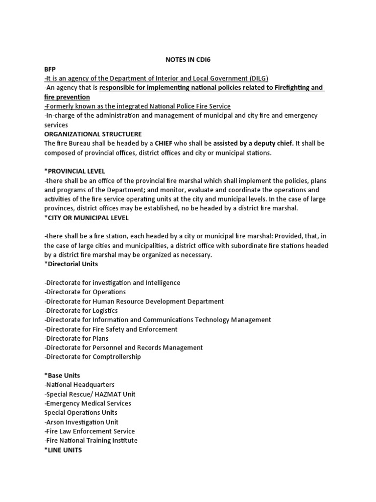 Organizational Structure and Operational Procedures of the Bureau of ...