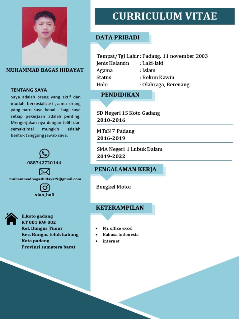 CV Bagas | PDF