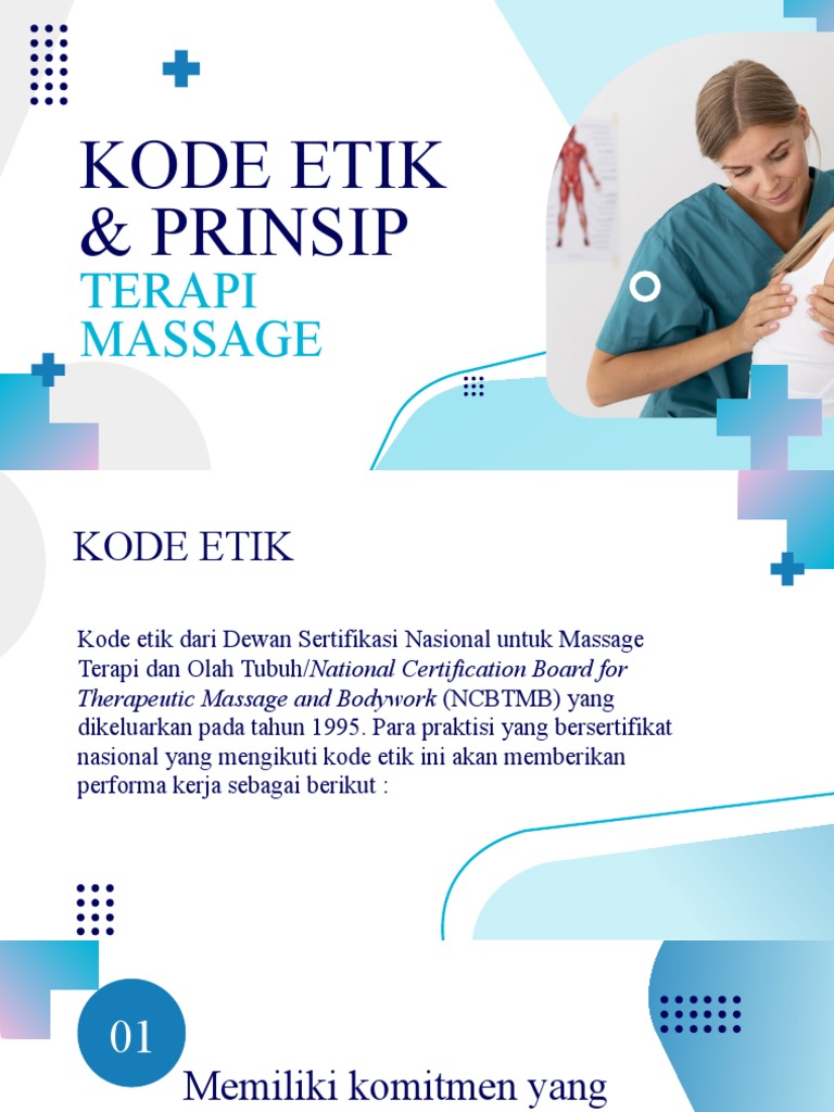 Kode Etik Dan Prinsip Terapi Massage | PDF