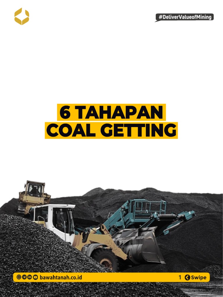 6 Tahap Coal Getting | PDF | Teknologi & Rekayasa