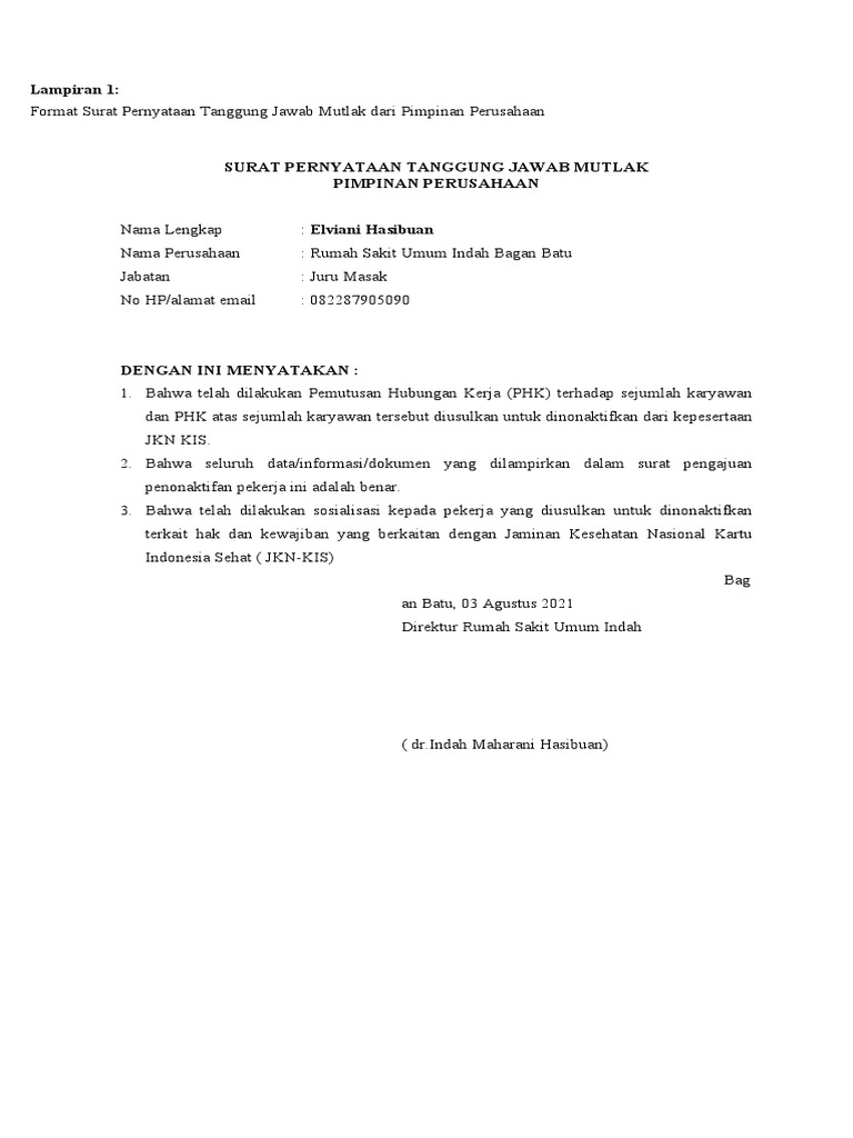 05 Surat Penonaktifan Peserta Bpjs Kes Pdf