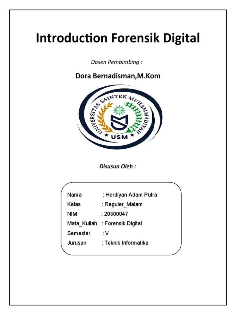 Panduan Dasar Forensik Digital | PDF