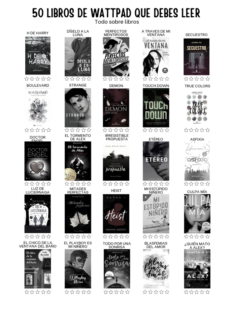 50 Libros Wattpad | PDF