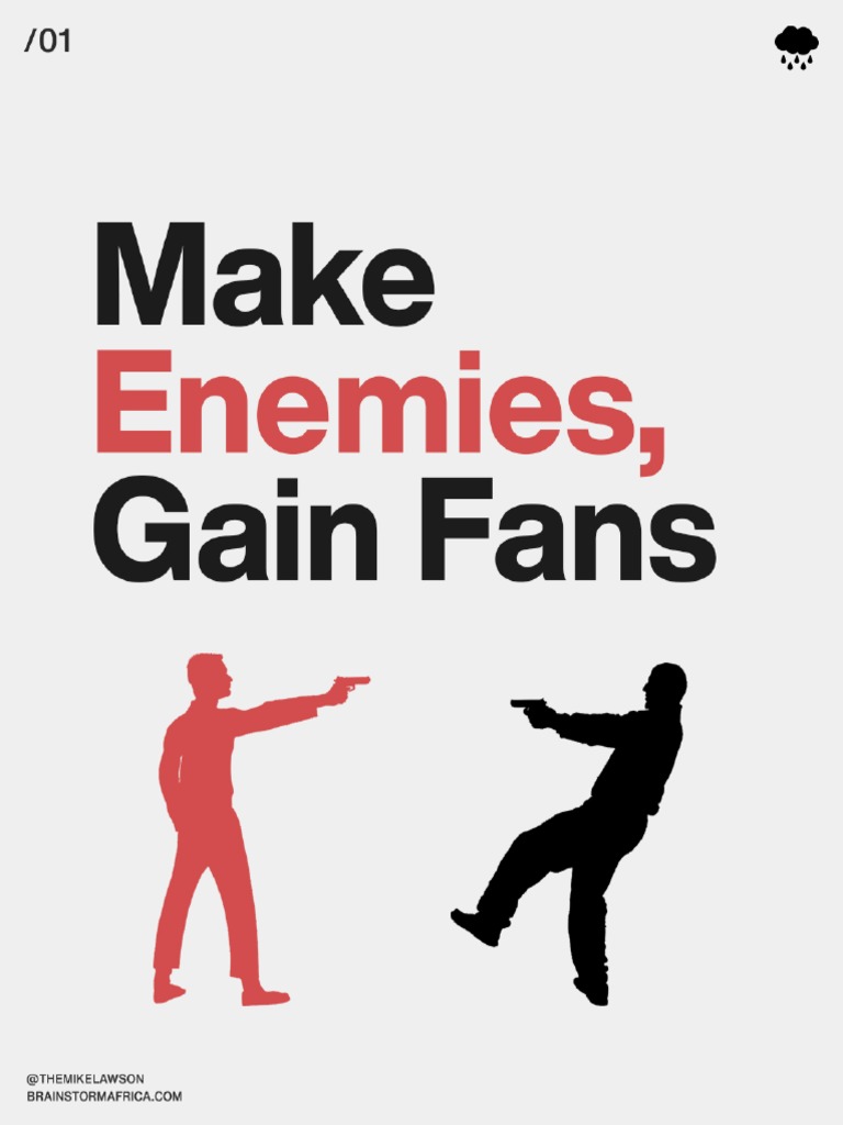 Make Enemies Gain Fans 1643161856 | PDF