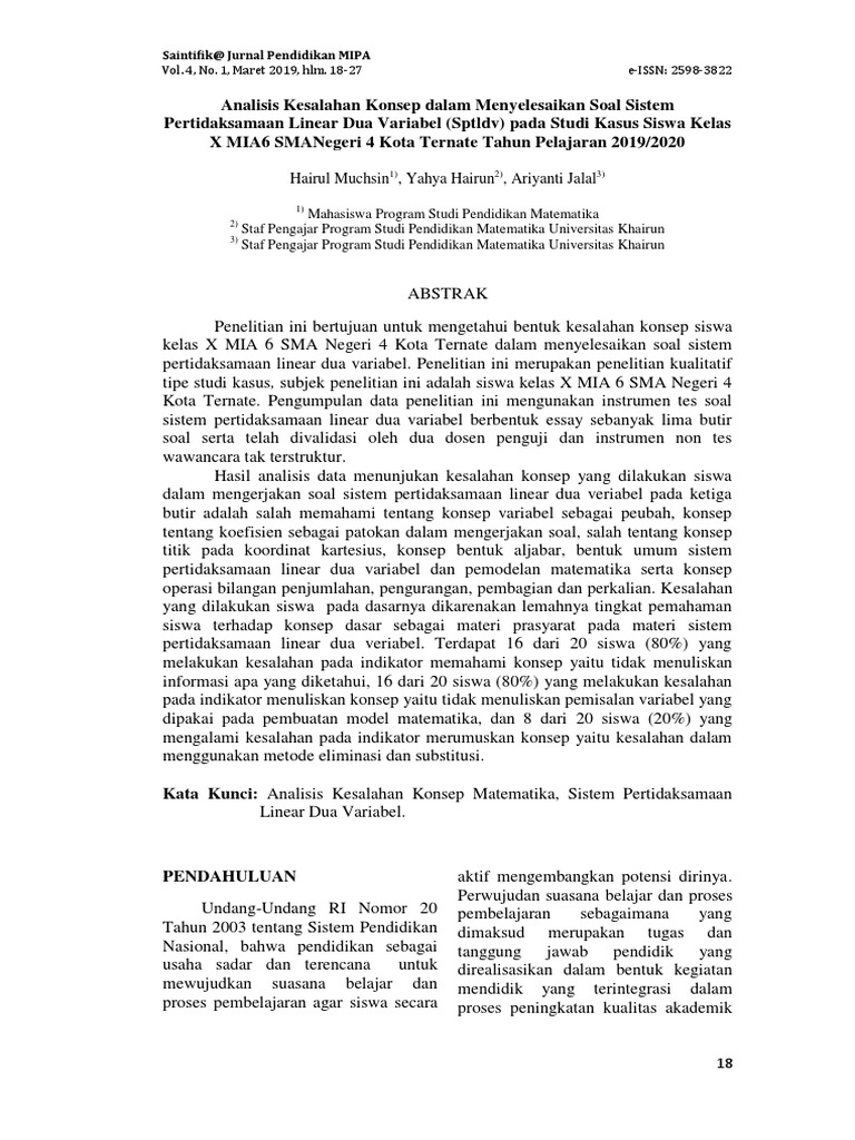 Hairul Muchsin, Yahya Hairun, Ariyanti Jalal | PDF | Karier & Perkembangan