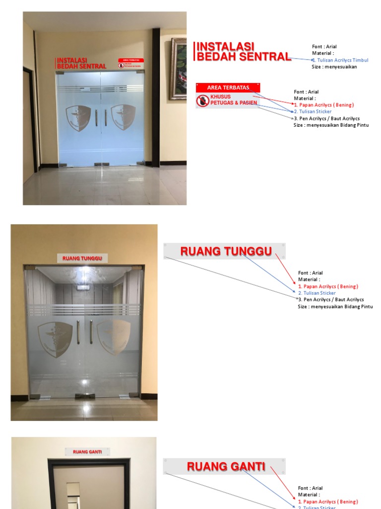 Instalasi Ruang Bedah Sentral | PDF