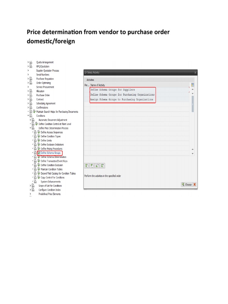 Price Determination From Vendor To Purchase Order | PDF