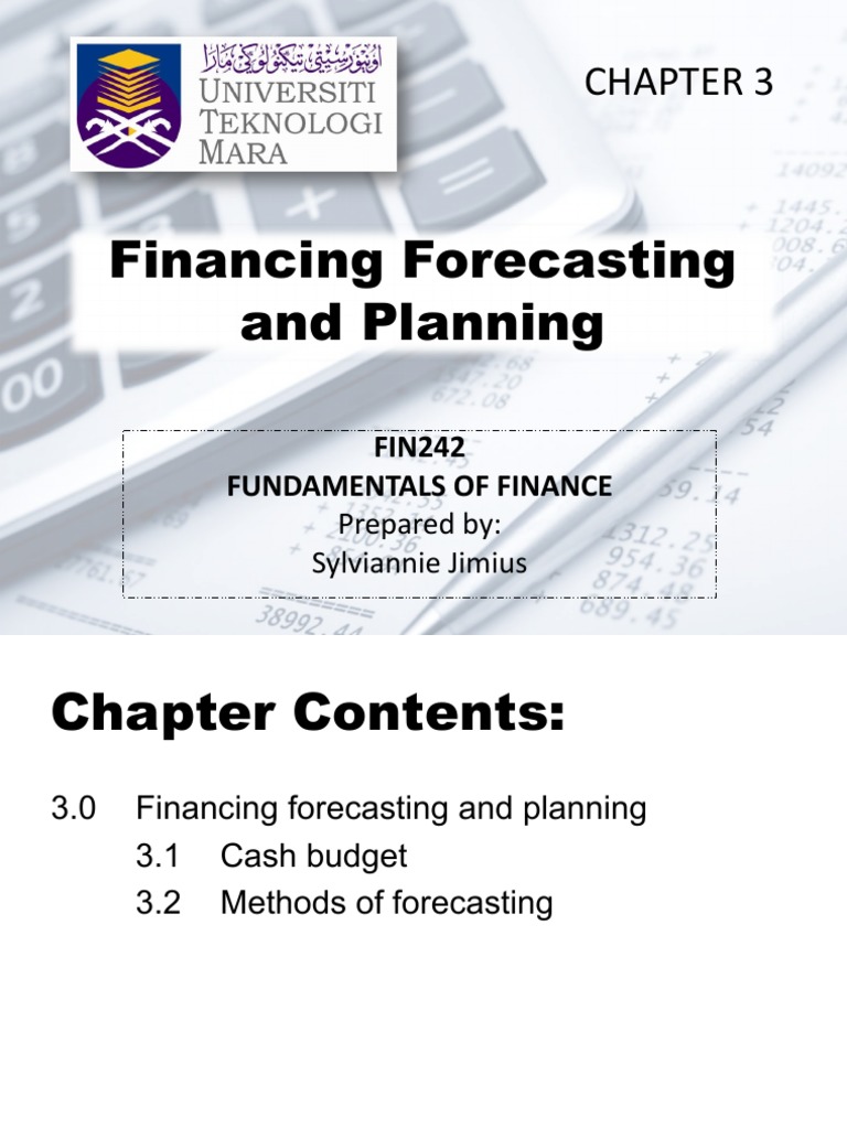 Chapter 3 Financing Forecasting and Planning | PDF | Budget ...