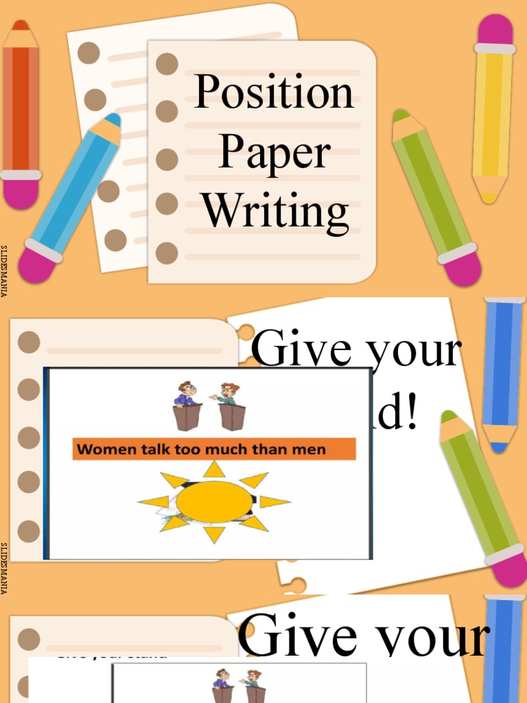 Position Paper | PDF | Argument | Essays