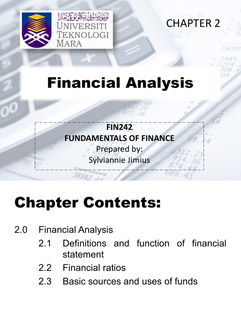 Chapter 2 Financial Analysis | PDF | Financial Statement Analysis ...