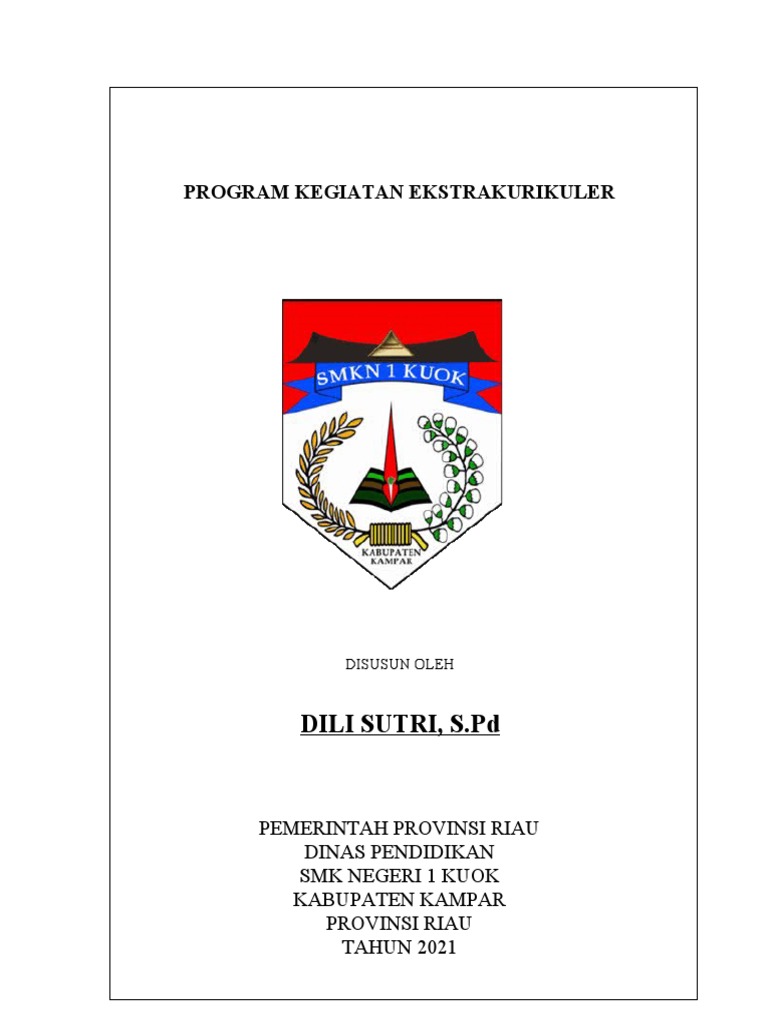 PROGRAM ESKUL SMKN 1 Kuok | PDF