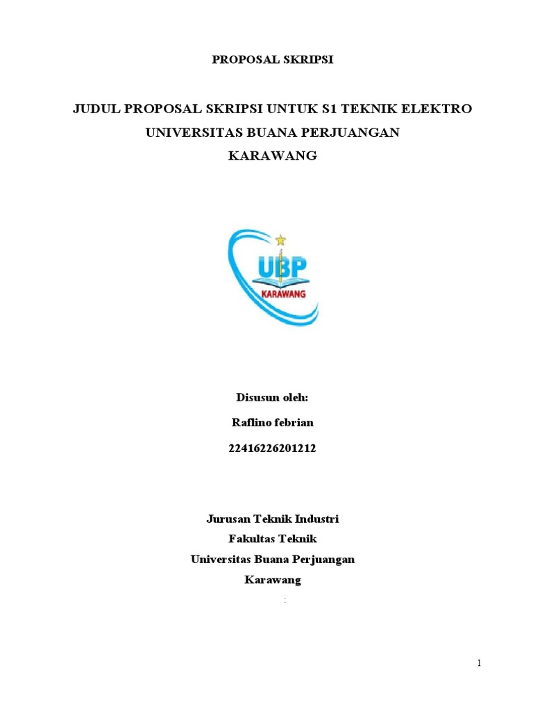 Template Proposal Skripsi V3.2 | PDF