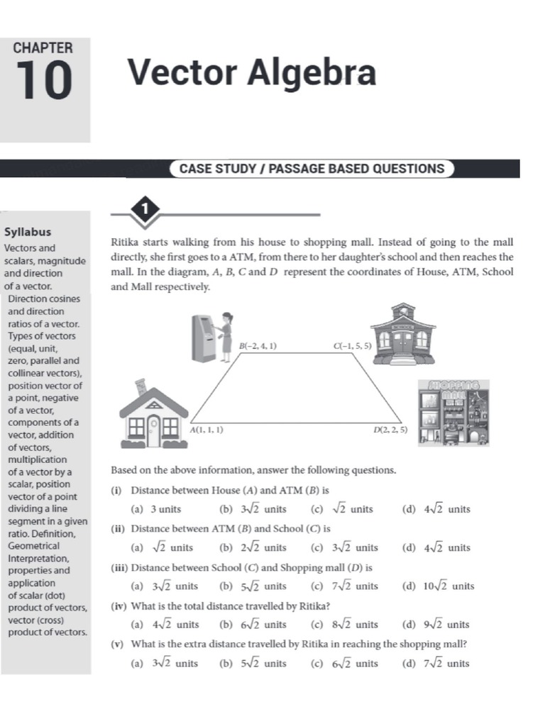 CSB Vector Algebra | PDF