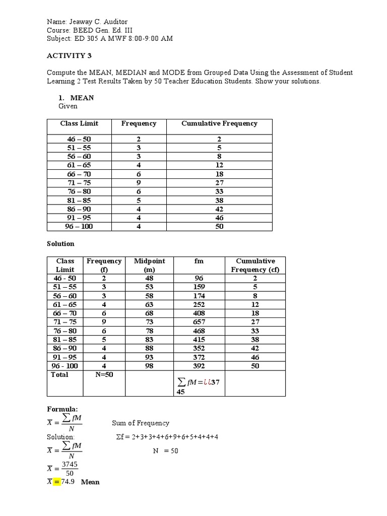Diray Ed 305 Assessment in Learning 2 Module 4 | PDF ...