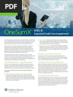 Ifrs 9 Example Lifetime ECL Trade Receivables Provision Matrix 01 | PDF