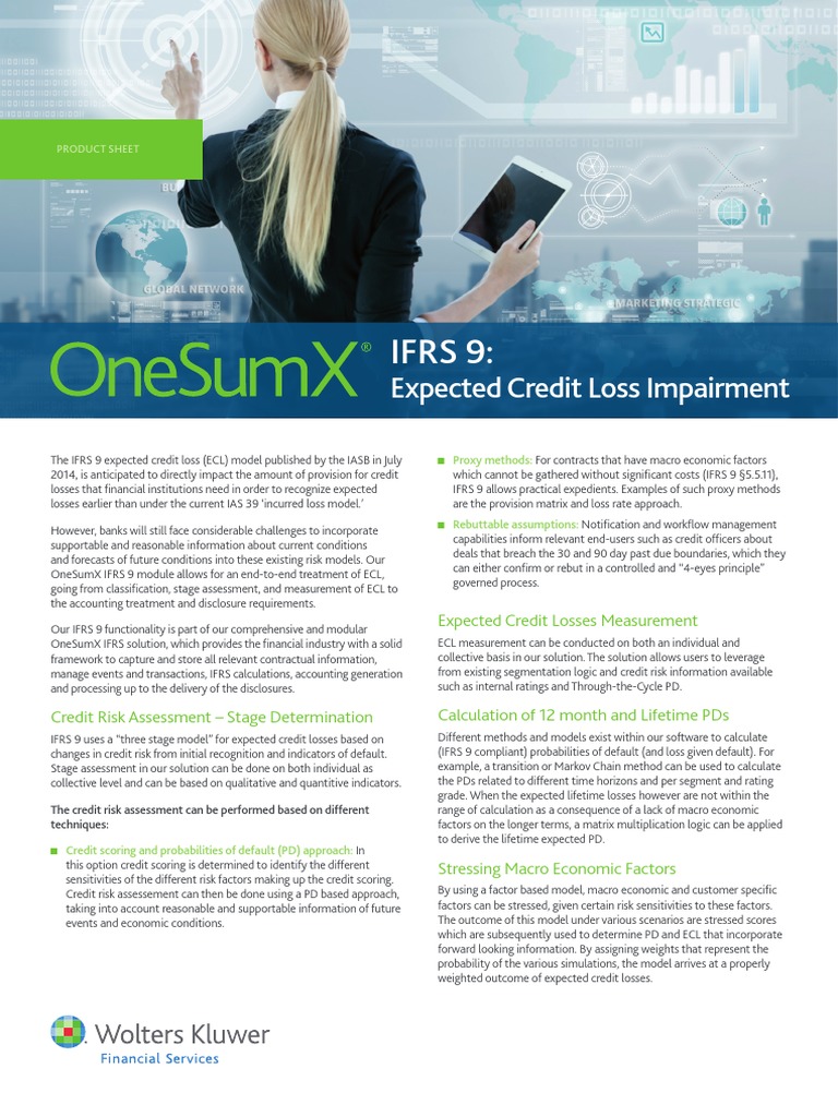 OneSumX-IFRS9-ECL-Impairments-Produc-Sheet | PDF | International ...